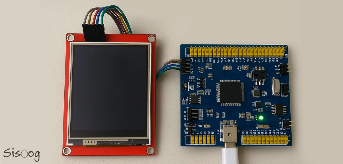 راه‌اندازی ال‌سی‌دی 3.2 اینچ با استفاده از STM32 و emwin - سیسوگ