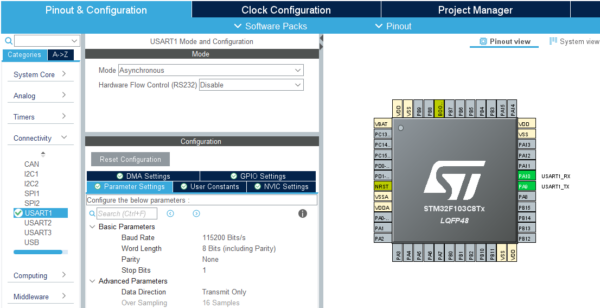 واحد USART در STM32 - سیسوگ